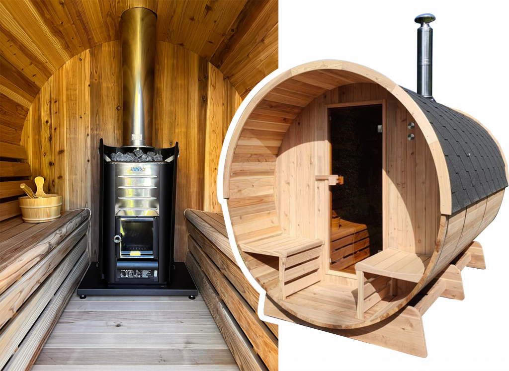 Barrelsauna 225 Thermowood